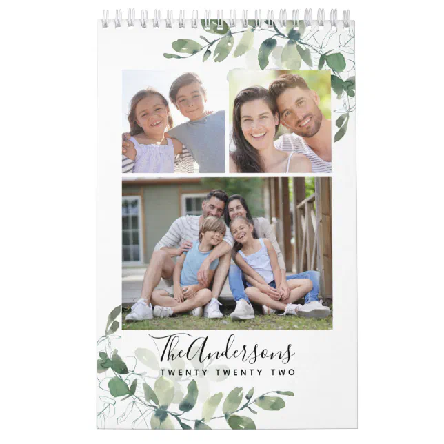 Eucalyptus Photo Collage Calendar | Zazzle
