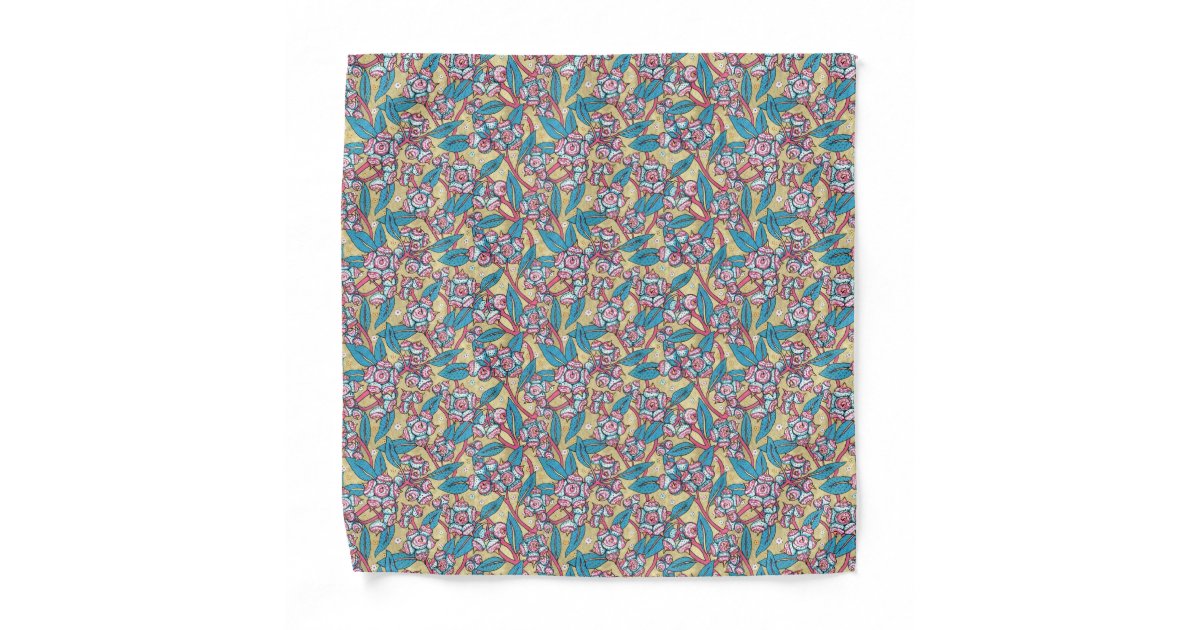 Eucalyptus Seed Australian Plant Botanical Pattern Bandana | Zazzle