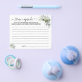 Eucalyptus Time Capsule Advice for Couple Card Flyer | Zazzle