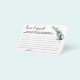 Eucalyptus Time Capsule Advice for Couple Card Flyer | Zazzle