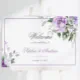Eucalyptus Violet Flowers Wedding Welcome Sign | Zazzle
