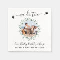 Eucalyptus We Do Too Custom Dog Photo Pet Wedding Napkins | Zazzle