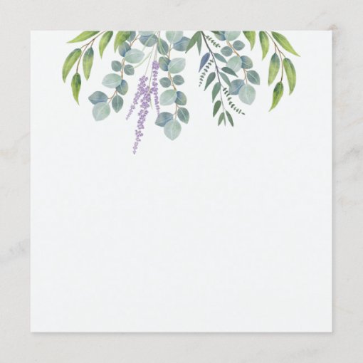 Eucalyptus Wedding Seating Table Number Names List | Zazzle