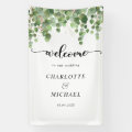 Eucalyptus Wedding Welcome Banner | Zazzle