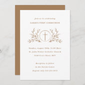 Eucharist Custom Color First Communion Invitation | Zazzle