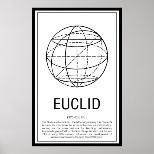 Euclid Poster | Zazzle