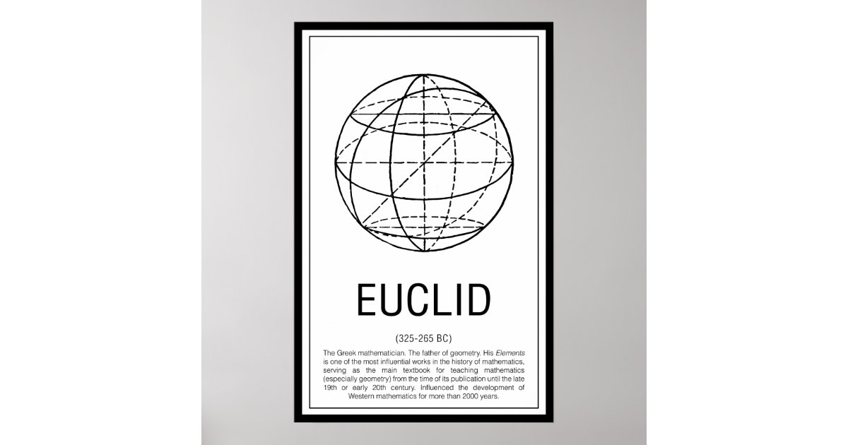 Euclid Poster | Zazzle