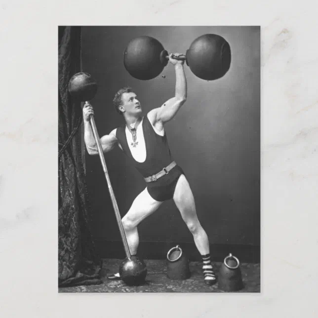 Eugen Sandow Strongman Postcard | Zazzle
