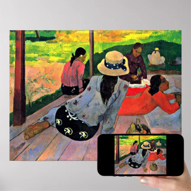 Eugene Henri Paul Gauguin - The Siesta Poster | Zazzle
