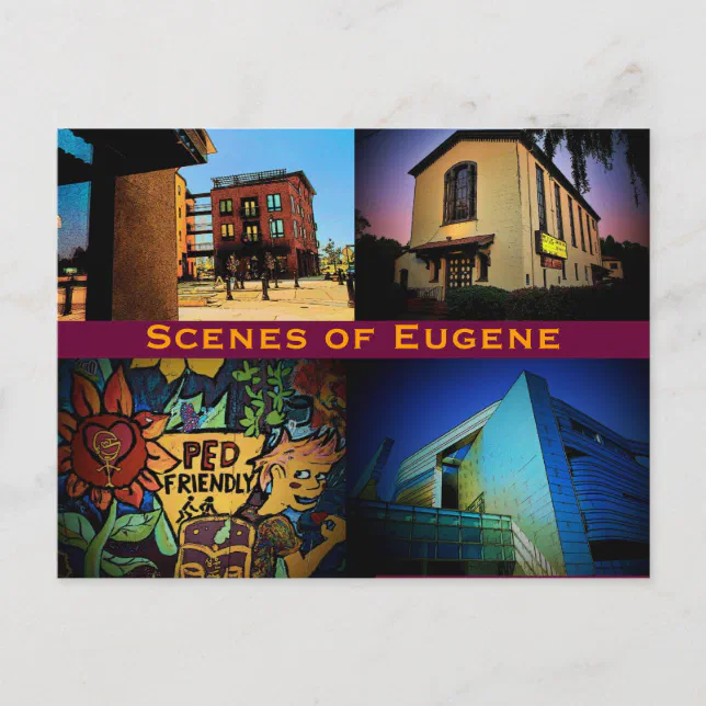 Eugene Scenes Postcard | Zazzle
