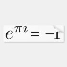 The Euler formula Bumper Sticker | Zazzle.com