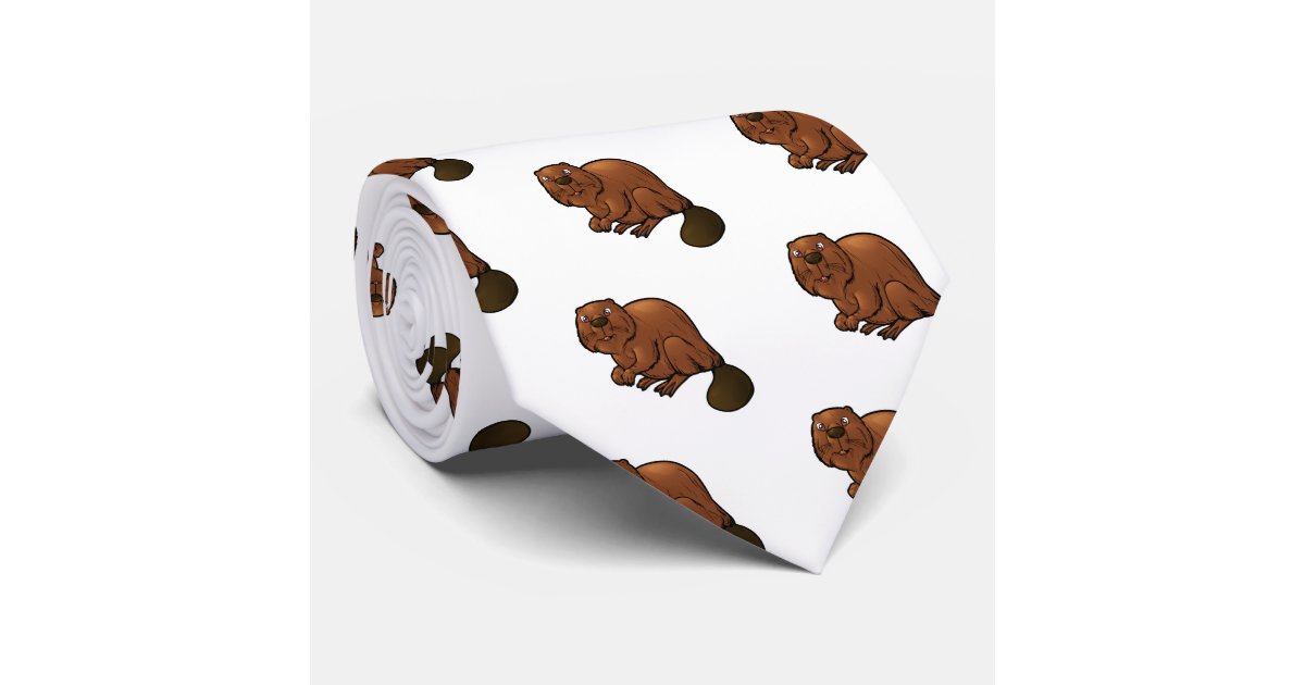 Eurasian Beaver Tie | Zazzle
