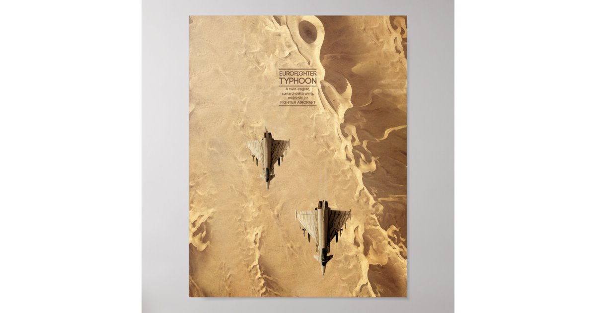 Eurofighter Typhoon poster | Zazzle