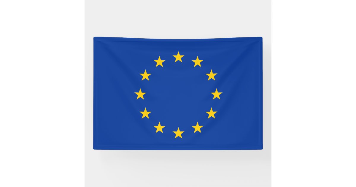 European Union Flag Banner | Zazzle