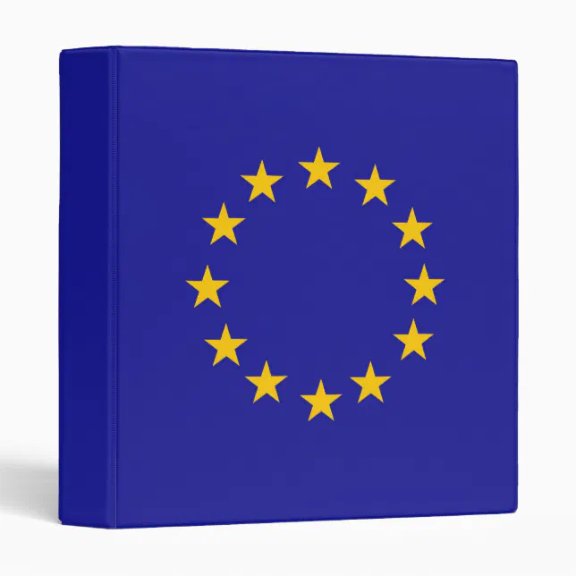 European Union Flag Binder | Zazzle