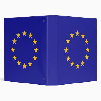 European Union Flag Binder | Zazzle