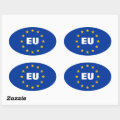 European Union flag stickers | Customizable EU | Zazzle