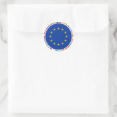 European Union Flags Classic Round Sticker | Zazzle