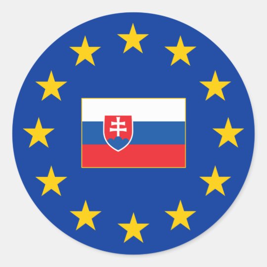 European Union Slovakia Round Sticker | Zazzle.com European Union Slovakia Round Sticker | Zazzle.com