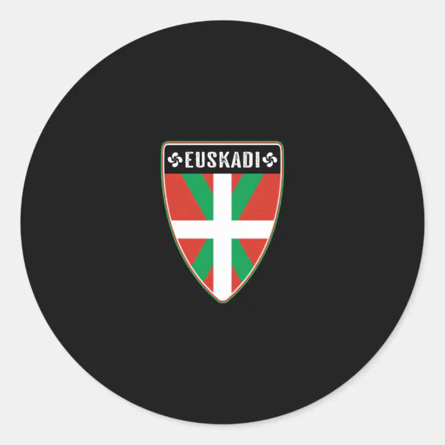Euskadi Basque Country Classic Round Sticker | Zazzle
