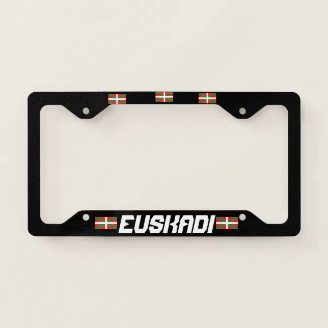 Euskadi (Basque) Country License Plate Frame | Zazzle