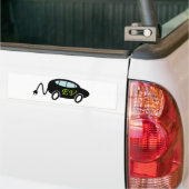 EV car and plug Bumper Sticker | Zazzle