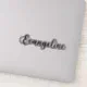 Evangeline Name - Handwritten Calligraphy Sticker | Zazzle