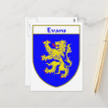Evans Coat of Arms/Family Crest (Wales) Postcard | Zazzle