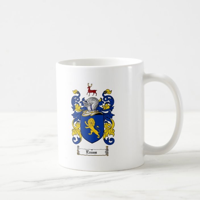 EVANS FAMILY CREST - EVANS COAT OF ARMS COFFEE MUG | Zazzle.com