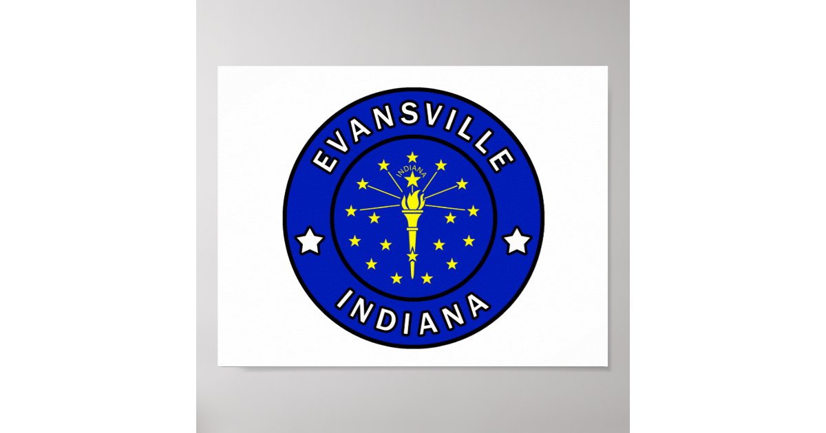 Evansville Indiana Poster | Zazzle