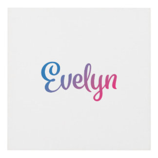 Evelyn In Cursive