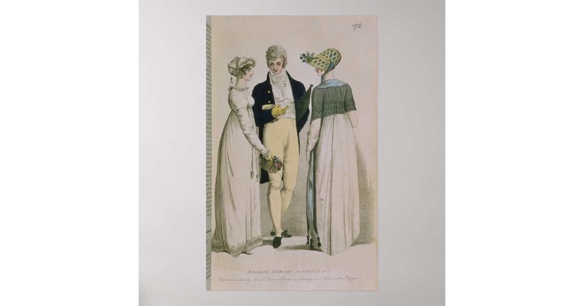 Evening Dresses for illustration Poster | Zazzle