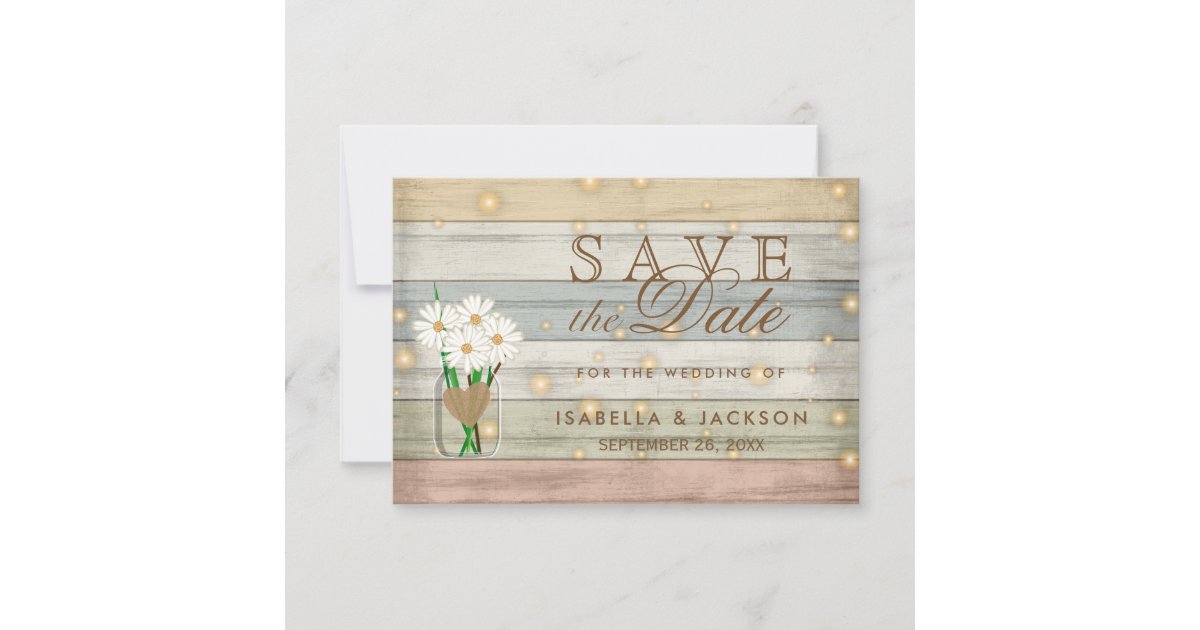 Evening Firefly Save the Date Design | Zazzle