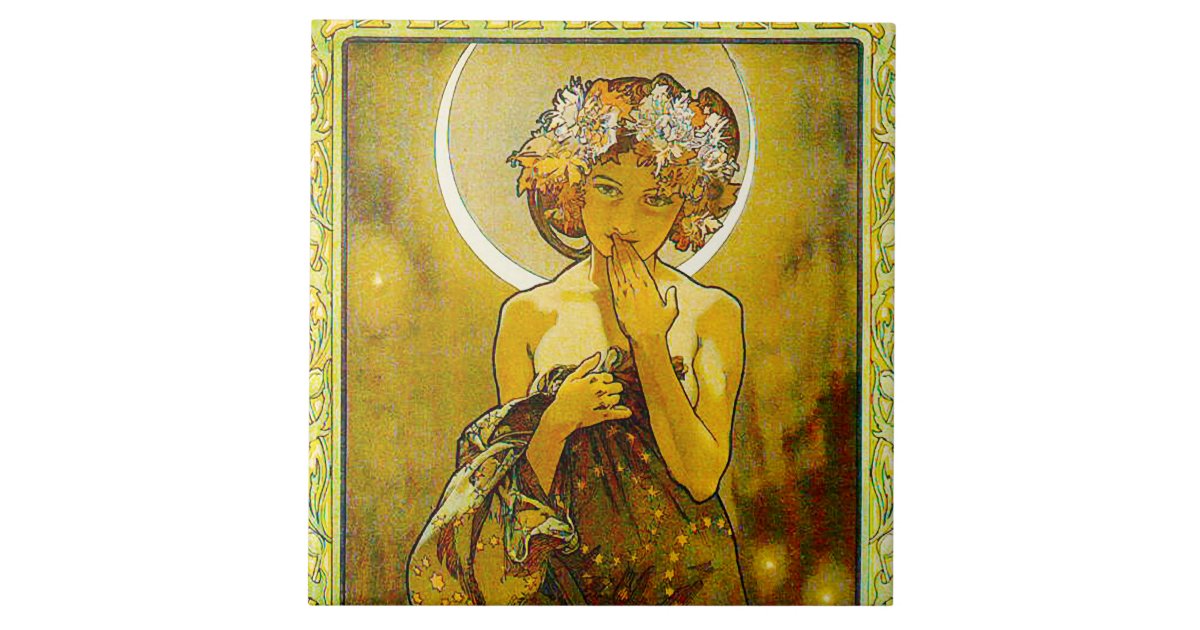 Evening Star - Large Ceramic Tile | Zazzle