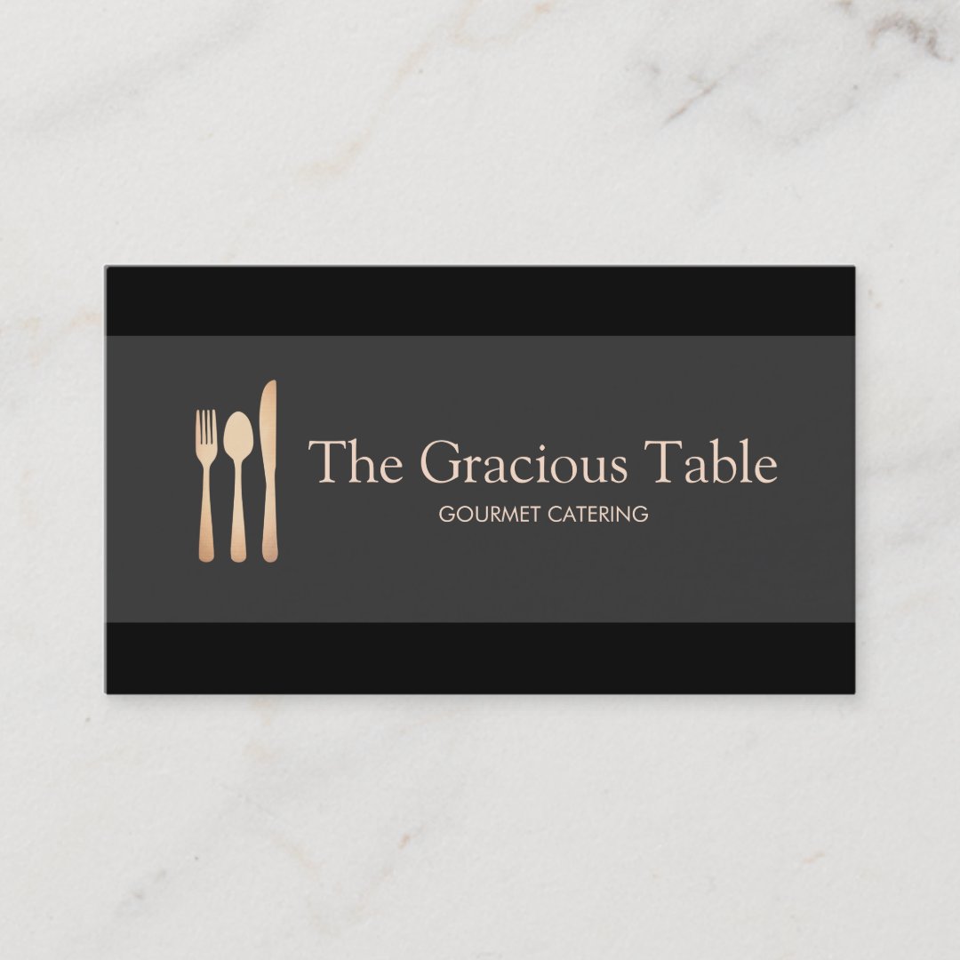 Event Caterer Catering Business Card | Zazzle