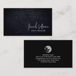 Event Manager Promotion Marketing Business Card | Zazzle