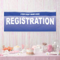 Event or Conference Registration Table Banner | Zazzle