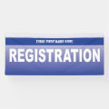 Event or Conference Registration Table Banner | Zazzle