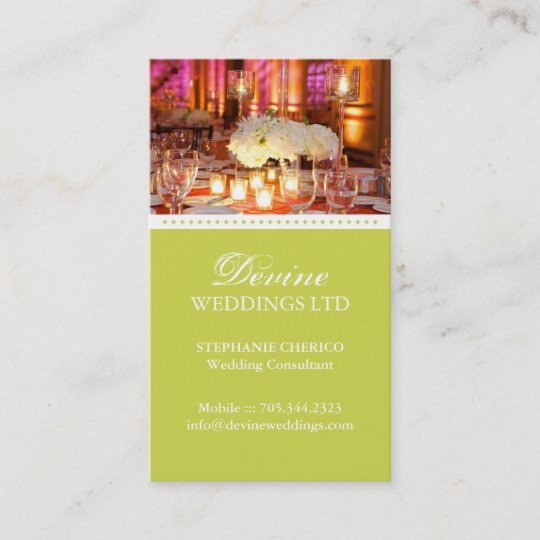 Event Planner Business Card | Zazzle.com
