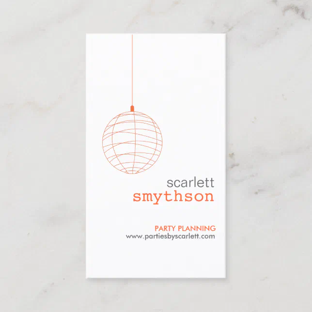 Event Planner, Party Planner Business Card | Zazzle