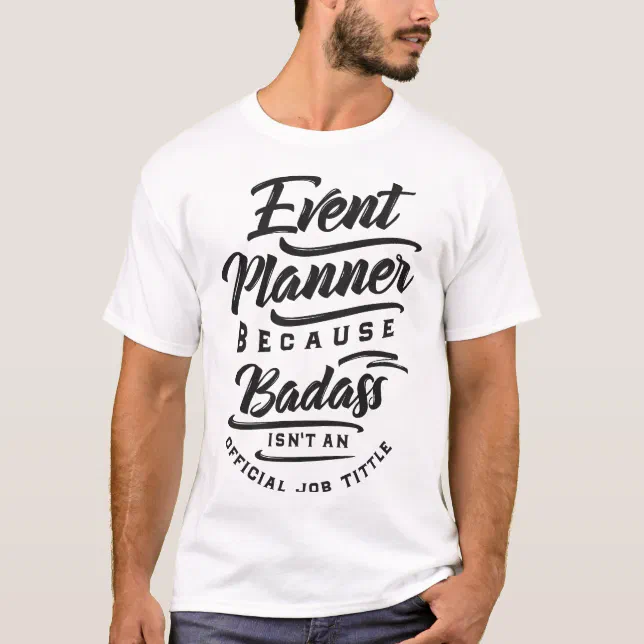 Event Planner T-Shirt | Zazzle