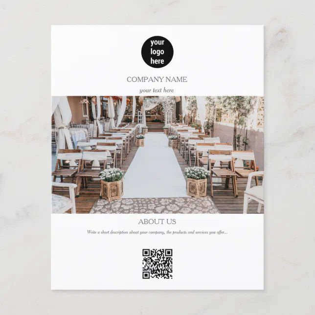 Event Planning Business Promotional Advertising Flyer | Zazzle