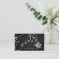 Event Planning Modern Black Business Card | Zazzle