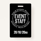 Event Staff Badge | Zazzle