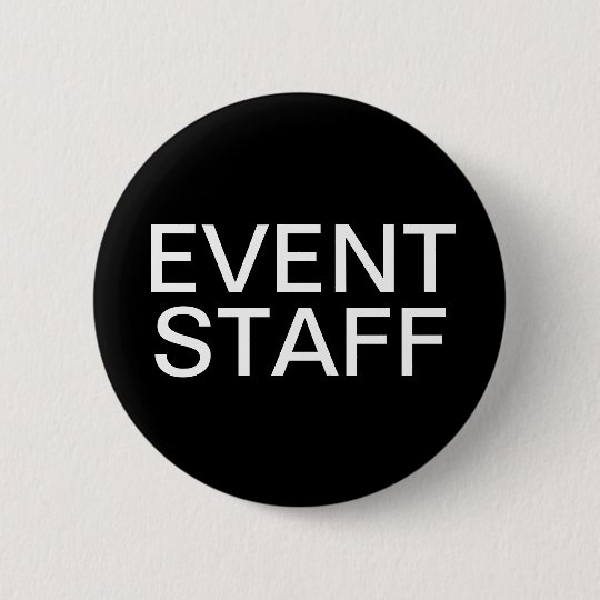 Event Staff Button | Zazzle.com