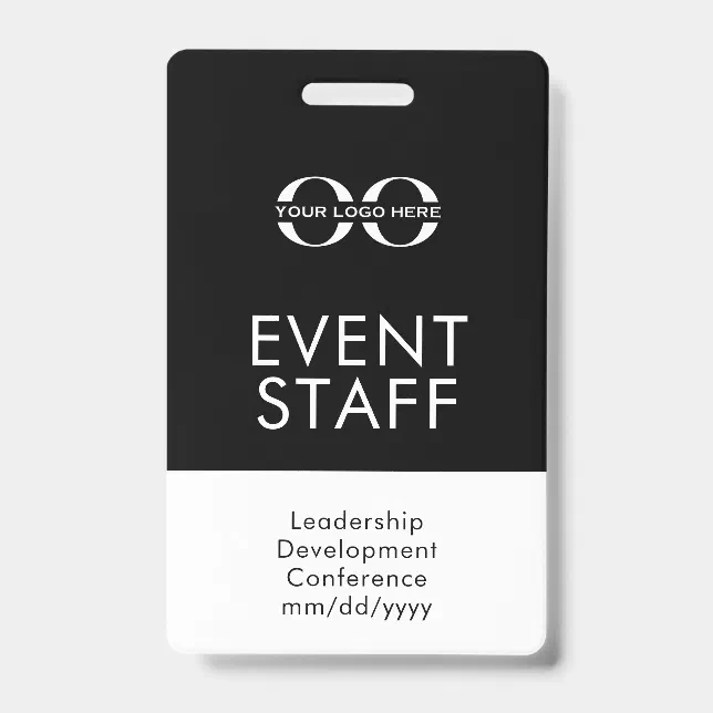 Event Staff ID Badge | Zazzle