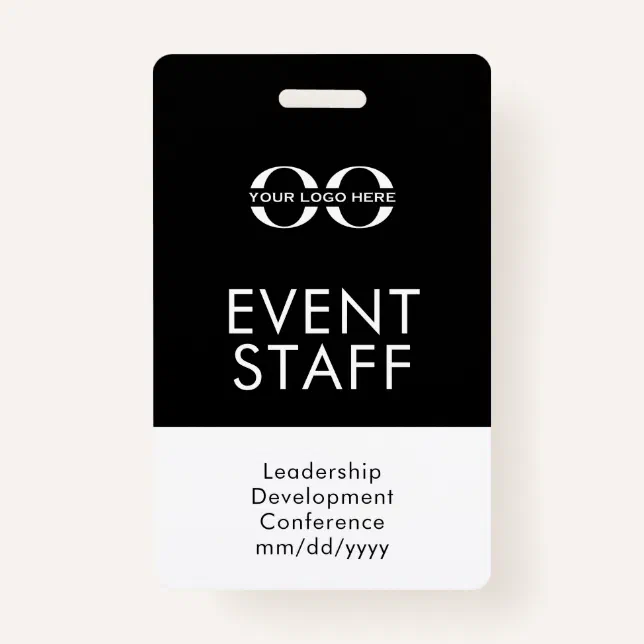 Event Staff ID Badge | Zazzle