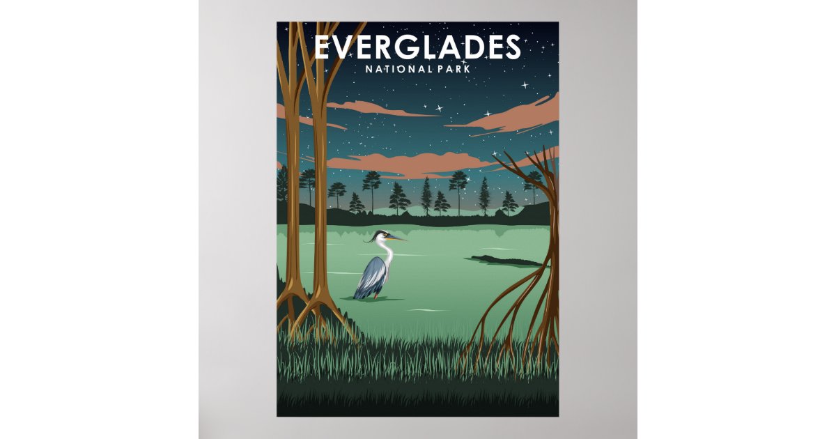 Everglades National Park Travel Poster | Zazzle