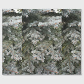 Evergreen tree | wrapping paper | Zazzle