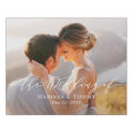 Everlasting Love Photo Wedding Welcome Sign | Zazzle